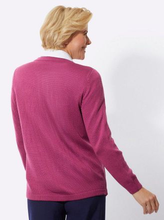 Witt Strickjacke Strickjacke Langarm Zopfmuster