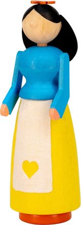 Rudolphs Schatzkiste Miniaturfigur Schneewittchen bunt BxHxT 3x9x3cm NEU Märchenfigur Miniaturfigur Figuren Blumenkinder Seiffen Frühling Erzgebirge Holzfigur Weihnachten 