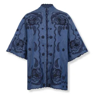 Zimmermann Damen, Blusen & Hemden, Blau, SGr&ouml;&szlig;e