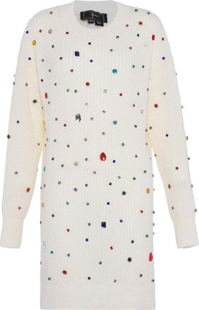 Faina Pullover Damen Wollwei&szlig;