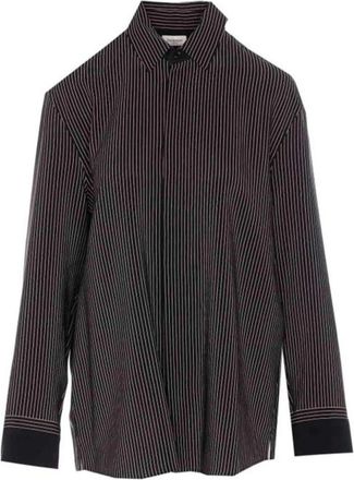 Saint Laurent Damen, Blusen & Hemden, Schwarzk, 2XLGr&ouml;&szlig;e