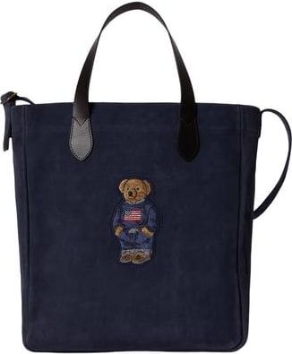 Polo Ralph Lauren Sac cabas Polo Bear en daim textur&eacute;