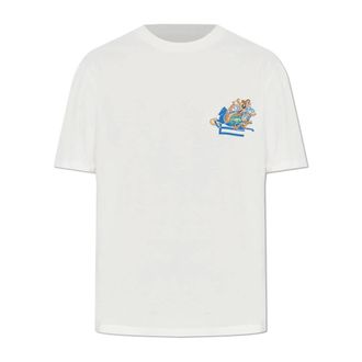 Etro Femme, Tops, Blanc, Taille: 42 FR T-shirt avec application