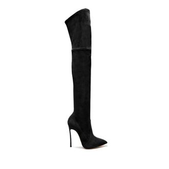 Casadei Elegante schwarze Overknee-Stiefel - - Shoes - Damen - Schwarzk - 36 EU
