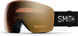 Smith OPTICS SKYLINE Ski- Snowboardbrille BLACK - ChromaPOP PRO Photochromic Gold Mirror