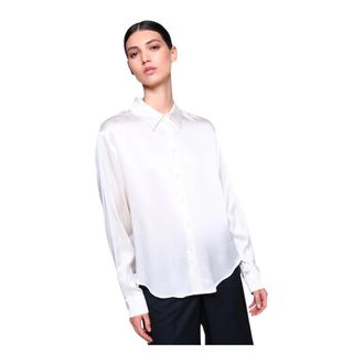 Silvian Heach Femme, Blouses et Chemises, Blanc, Taille: 40 FR Chemise Douce
