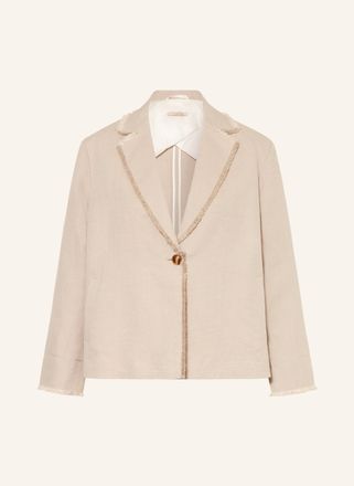 Lilienfels Lilienfels Leinenblazer beige