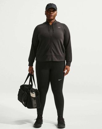 Nike Curve One 7/8-Leggings mit hohem Bund und Taschen in Schwarz