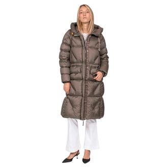 Parajumpers Femme, Manteaux, Vert, Taille: 40 FR Leonie Long Down Coat