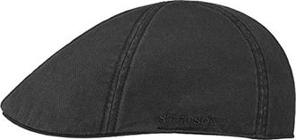 Stetson Casquette Texas Anti-UV Femme/Homme - Gavroche en Coton de Soleil avec Visiere Ete Printemps-ete - XL (60-61 cm) Noir