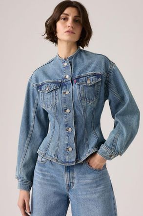 Levi's Sculpted Trucker Jacket - Femme - Bleu / Dolly Day - XS