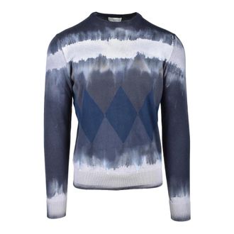 Ballantyne Baumwolle Kaschmir Strickpullover - - Knitwear - Herren - Mehrfarbig - S