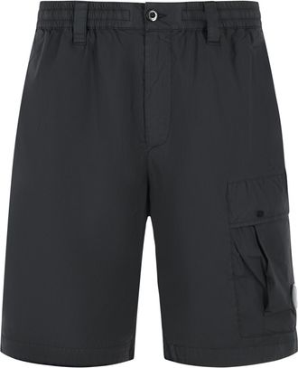 C.P. Company C.P. Short Company En Coton Et Nylon Noir