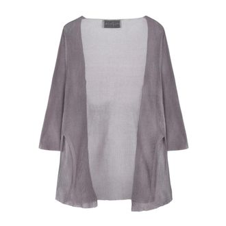 Cortana Giulia- lavendel Seidenstrickjacke - - Jackets - Damen - Lila - M