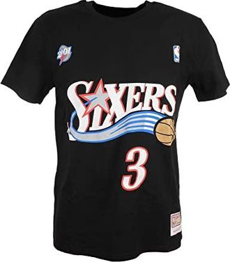 Mitchell & Ness NBA HWC Name & Number Tee - Philadelphia 76ers - Allen Iverson, M