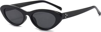 Generic Lunettes De Soleil Vacances For Femmes, Monture Petite, For Sports Plein Air(Black)