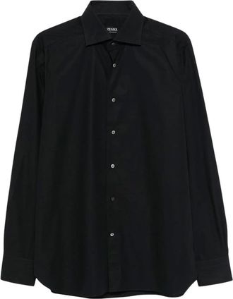 Ermenegildo Zegna Homme, Chemises, Noir, Taille: 2XL Chemise habill&eacute;e &agrave; manches longues