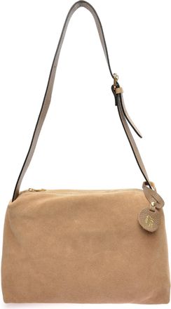 Anna Luchini Beige Rindsledertasche