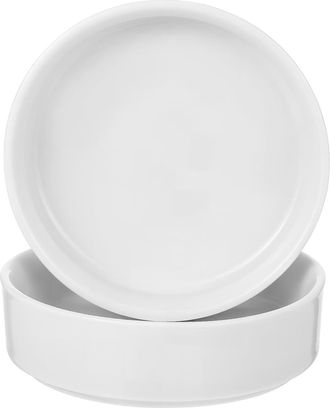 Milisten 2er-Pack Keramik-blumentopf-untersetzer Tropfschalen für Runde Pflanzgefäße Wasserschalen Glatte Glasuroberfläche