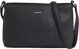 Calvin Klein Femme Sac &agrave; Bandouli&egrave;re Petit, Noir (Ck Black), Taille Unique