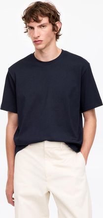 Arket Lockeres T-Shirt 220 GSM -Blau
