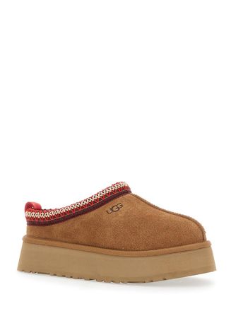 UGG Womens Mules Tasman Brown Suede Leather