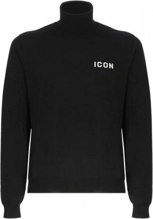 Dsquared2 Homme, Pulls, Noir, Taille: XL Turtleneck