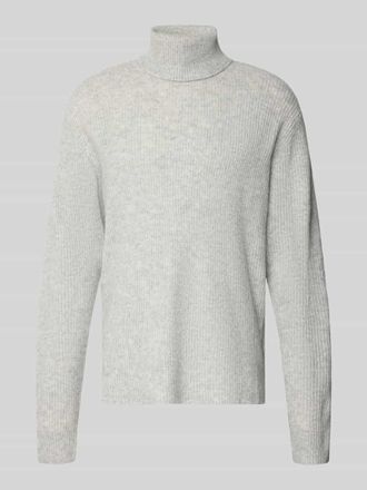 Lindbergh Strickpullover in Ripp-Optik mit Rollkragen