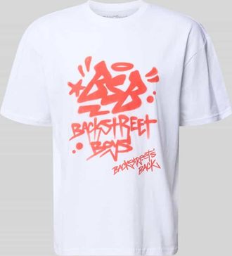 Mister Tee Relaxed Fit T-Shirt aus reiner Baumwolle Modell Backstreet Boys