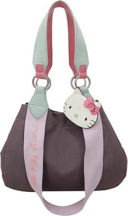 Fritzi Aus Preußen Fritzi aus Preußen Izzy Mini Canvas Shoulder Bag Purple Cat