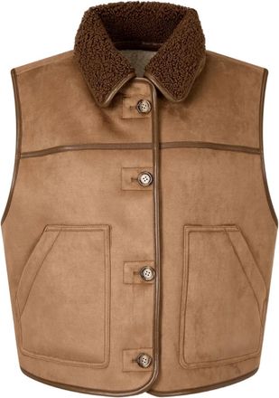 STUDIO TOMBOY Wendbare Weste - Braun