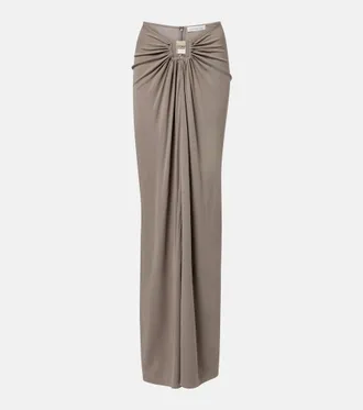 CHRISTOPHER ESBER Maxirock Bezel Quartz aus Jersey