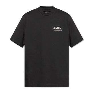 Amiri Homme, Tops, Noir, Taille: XS T-shirt imprim&eacute;