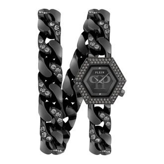 Philipp Plein Femme, Accessoires, Noir, Taille: ONE Size The Hexagon Groumette 28Mm
