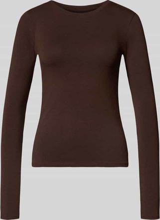 Review Slim Fit Basic Langarmshirt aus Baumwollmix