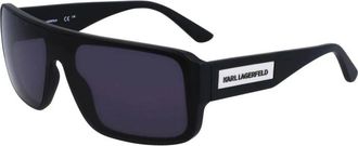 Karl Lagerfeld unisex, Accessoires, Noir, Taille: ONE Size Lunettes de soleil &agrave; monture inject&eacute;e avec verres d&eacute;grad&eacute;s