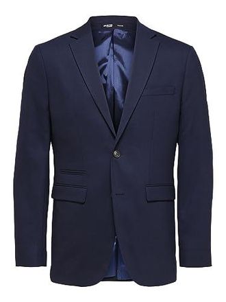 Selected Veste Slhslim-Neil BLZ B Noos pour Homme, Bleu foncé, 60