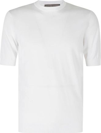 FILIPPO DE LAURENTIIS Homme, Pulls, Blanc, Taille: 3XL Maglia Girocollo Cotone Crepe
