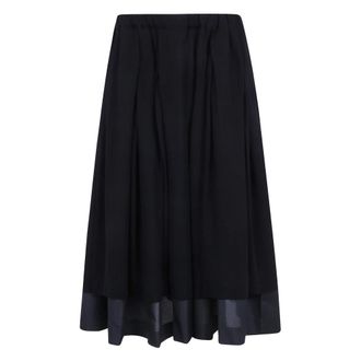 Comme Des Gar&ccedil;ons Gr.s002 Midi Rock - - Skirts - Damen - Schwarzk - S