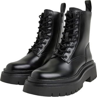 Pepe Jeans London Mixte Queen Bass Botte de Mode, Black (Black), 40 EU