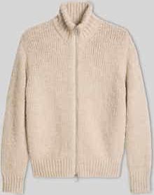 Marc O'Polo Strickjacke aus Schurwolle mit Stehkragen