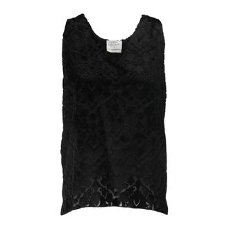 Forte_Forte Top Velluto Devore - Femme - Tops - Noir - Taille: 42 FR