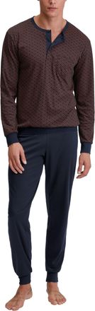 CALIDA Relax Choice B&uuml;ndchen-Pyjama Herren, aus 100% PIMA-Baumwolle, mit stoffbezogenem Gummibund