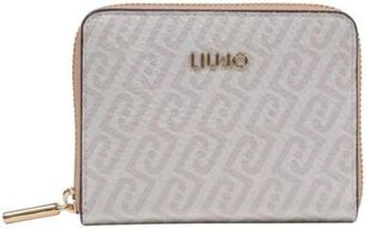 Liu Jo Femme, Accessoires, Beige, Taille: ONE Size Petit Porte-Monnaie Monogramme