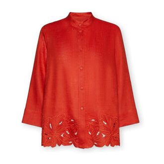 Elena Miro Damen, Blusen & Hemden, Orange, 4XLGr&ouml;&szlig;e