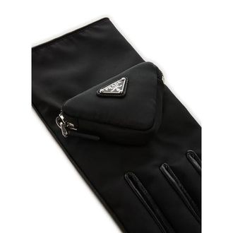 Prada Gants avec logo