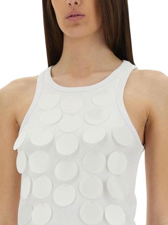 Msgm Cotton-Elastane T-shirt - White