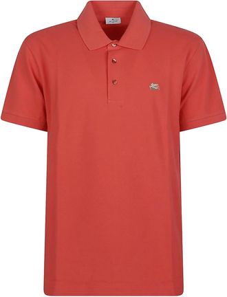 Etro Homme, Tops, Orange, Taille: XL Polo Roma