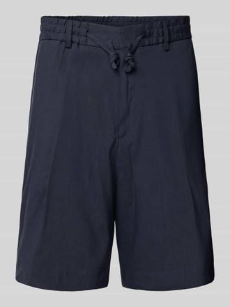 HUGO BOSS Regular Fit Leinenbermudas mit Eingrifftaschen Modell Peter