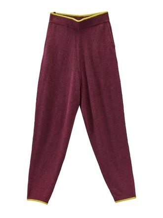 Sunnei Pantalons D&eacute;contract&eacute;s - Rouge Brun